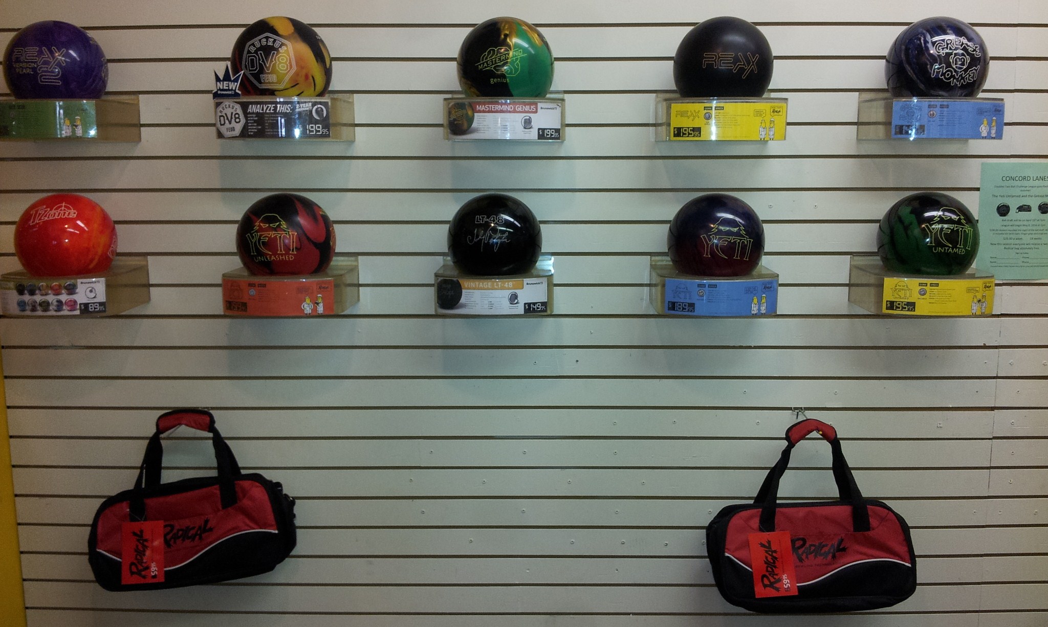 Pro Shop – Concord Bowl